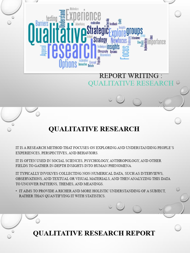 Qualitative Research Reporting | PDF | Qualitative Research | Methodology