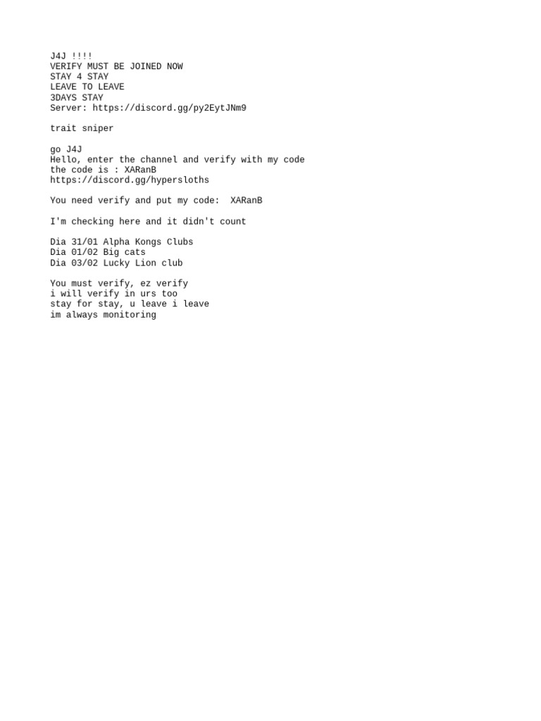 Discord J4J Verification Guide | PDF
