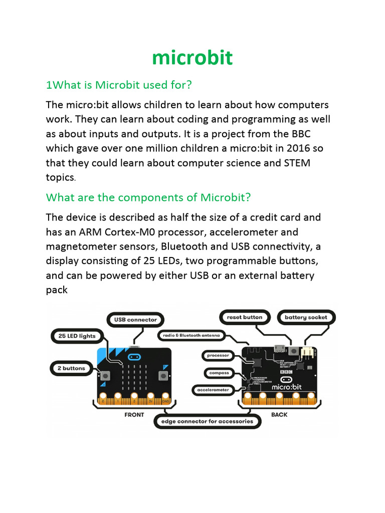 Microbit | PDF