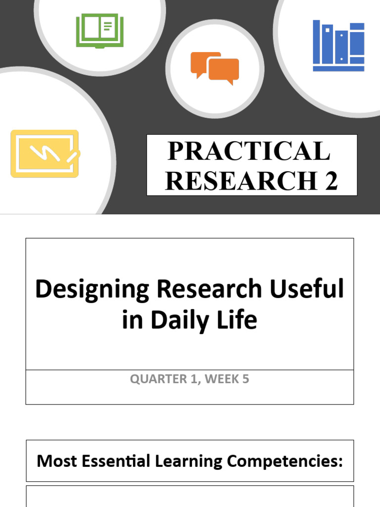 Practical Research 2 Quarter 1 Week 5 Module 4 5 | PDF | Cognition