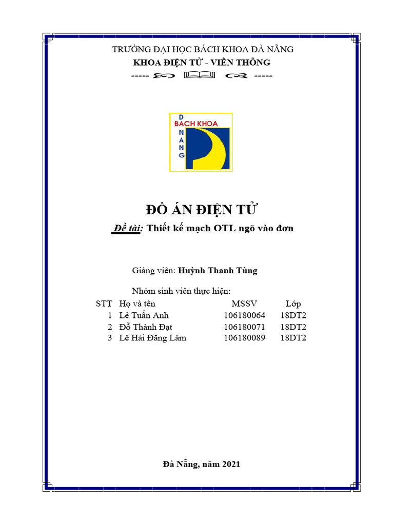 OTL Đơn | PDF