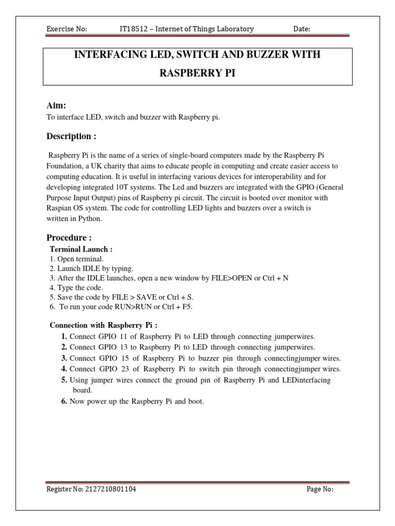 Things of Internet Notes | PDF | Raspberry Pi | Computer Science