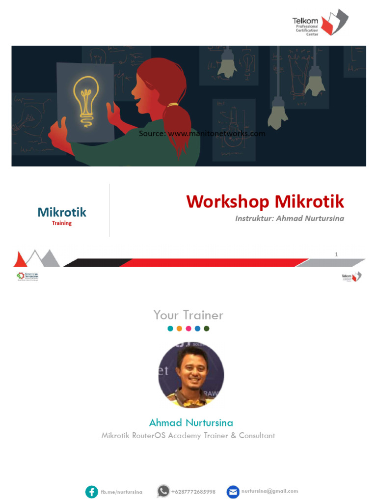Modul Workshop Mikrotik MTCNA | PDF | Bisnis | Teknologi & Rekayasa
