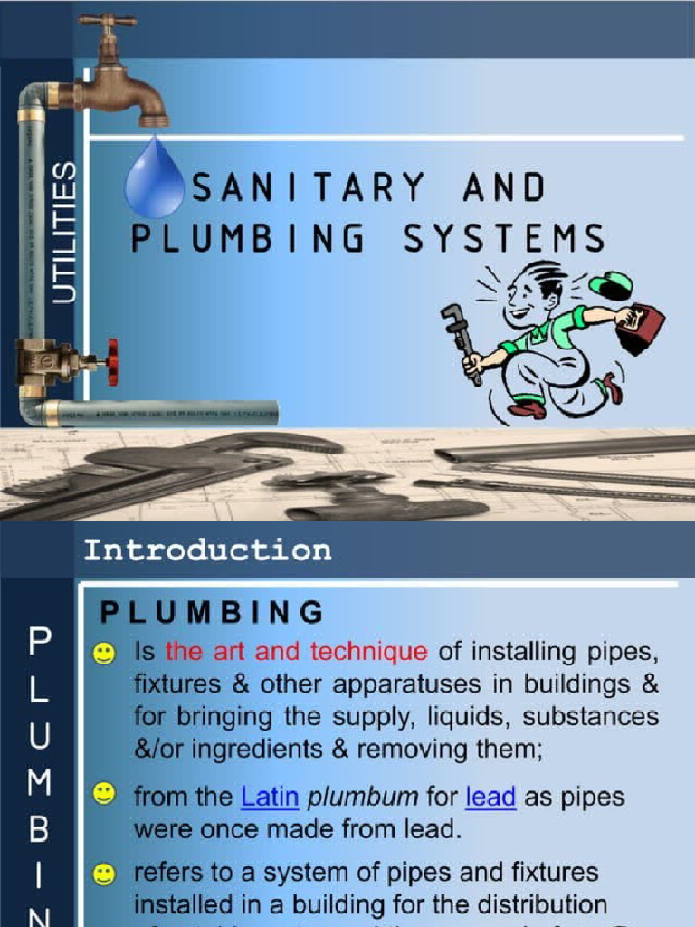 Sanitary and Plumbing System | PDF