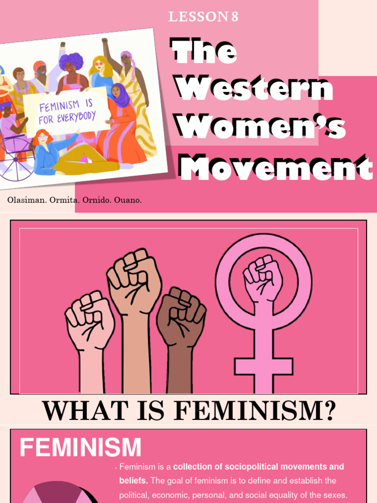LESSON 8 Western Womens Movement | PDF | Gender Studies | Feminism