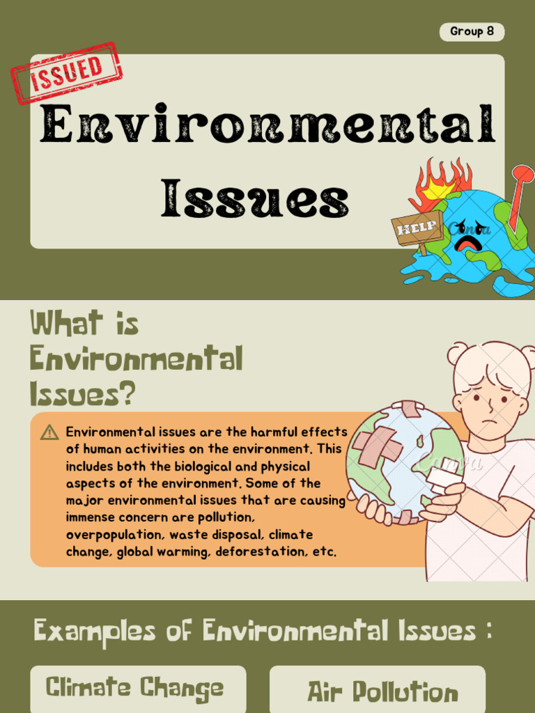 Major Environmental Issues & Conservation | PDF | Natural Environment ...