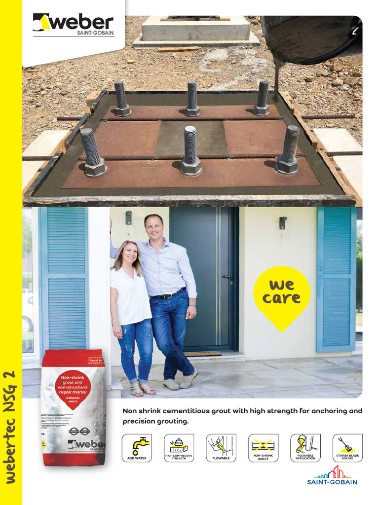 PDS - Webertec NSG 2 | PDF | Concrete | Pascal (Unit)