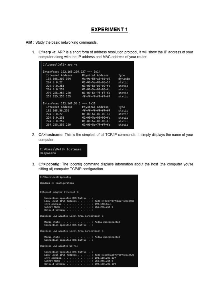 basic-command-in-computer-network-pdf-ip-address-internet-standards