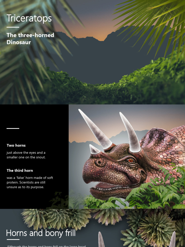 Triceratops | PDF | Tyrannosaurus | Dinosaurs