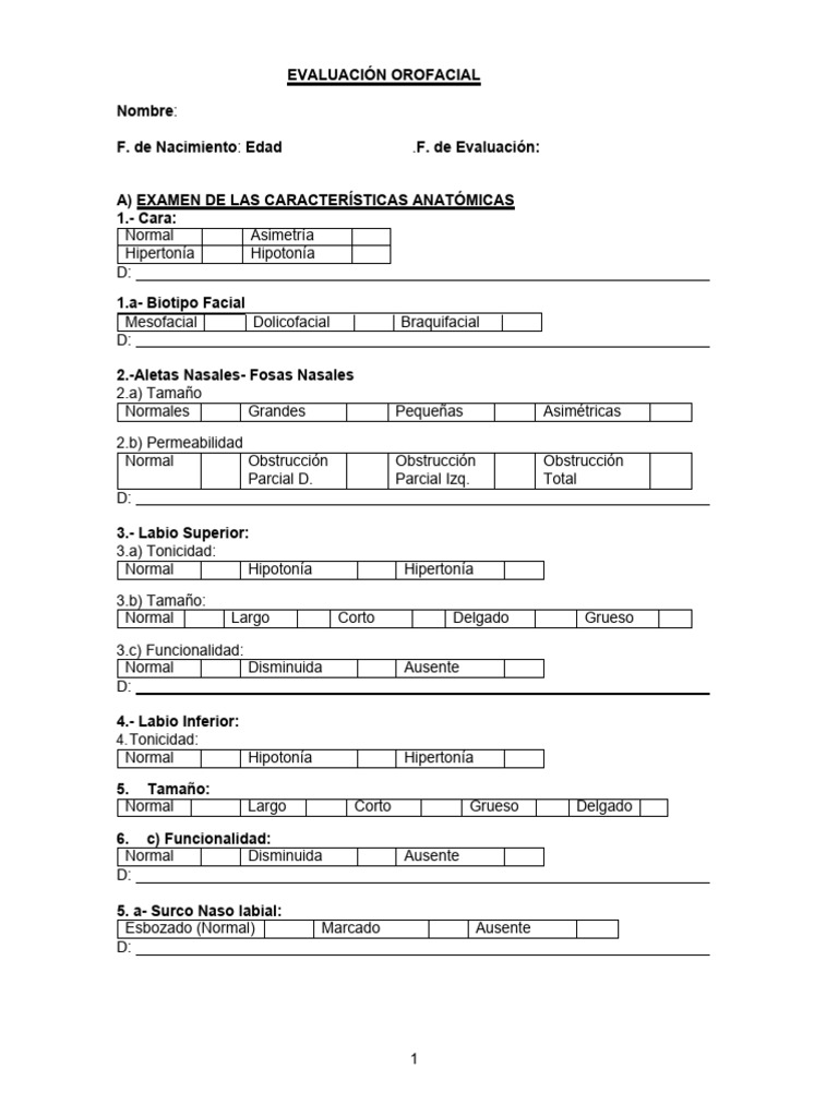 Pauta Ofas | PDF | Ortodoncia | Anatomía humana