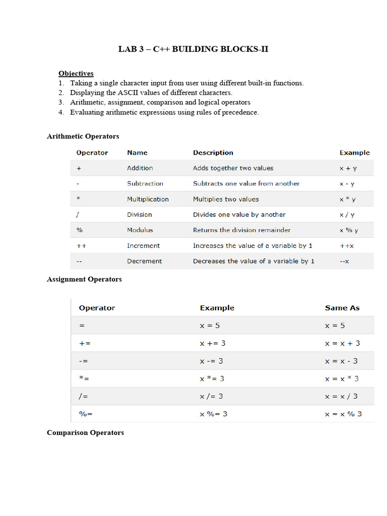Lab 3 Download Free Pdf C Ascii