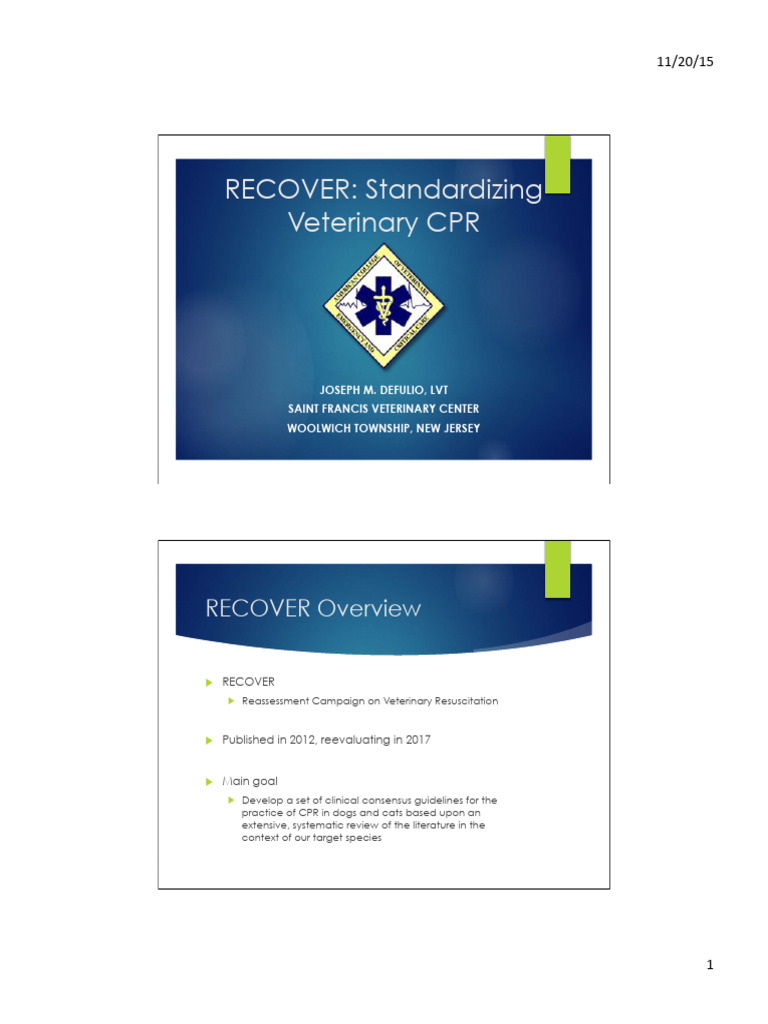 RECOVER Guidelines Compressed | Download Free PDF | Cardiopulmonary ...