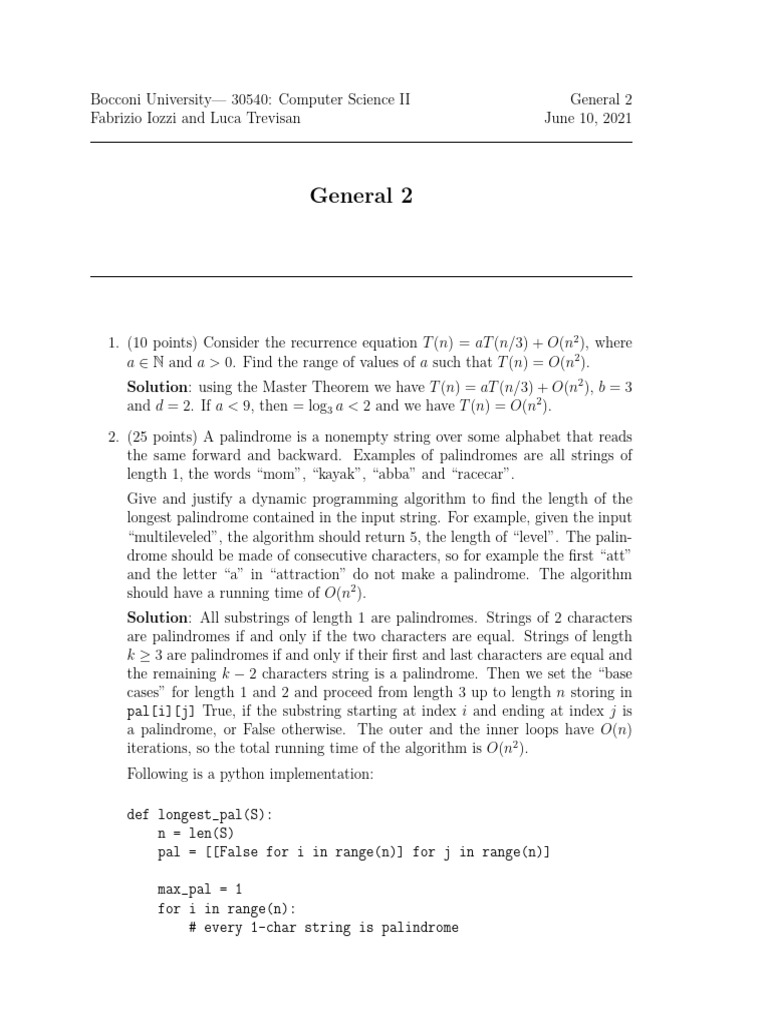 General 2 CS | PDF | Algorithms | Discrete Mathematics