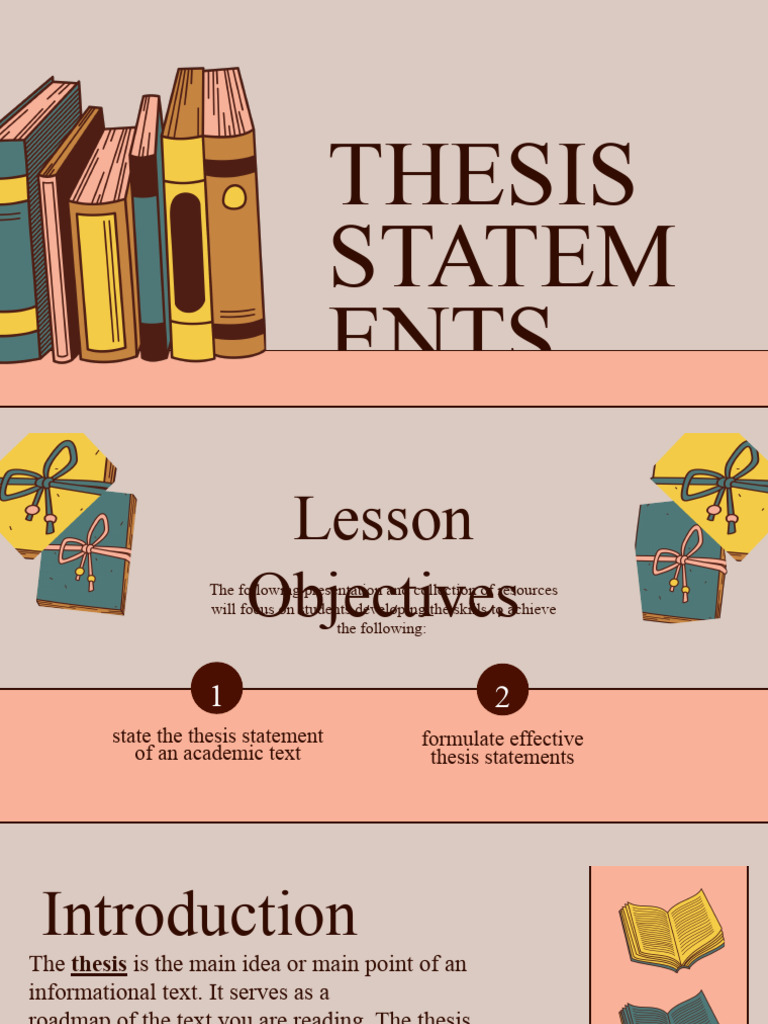 Lesson 4 Thesis Statement | PDF | Jack Russell Terrier | Pet
