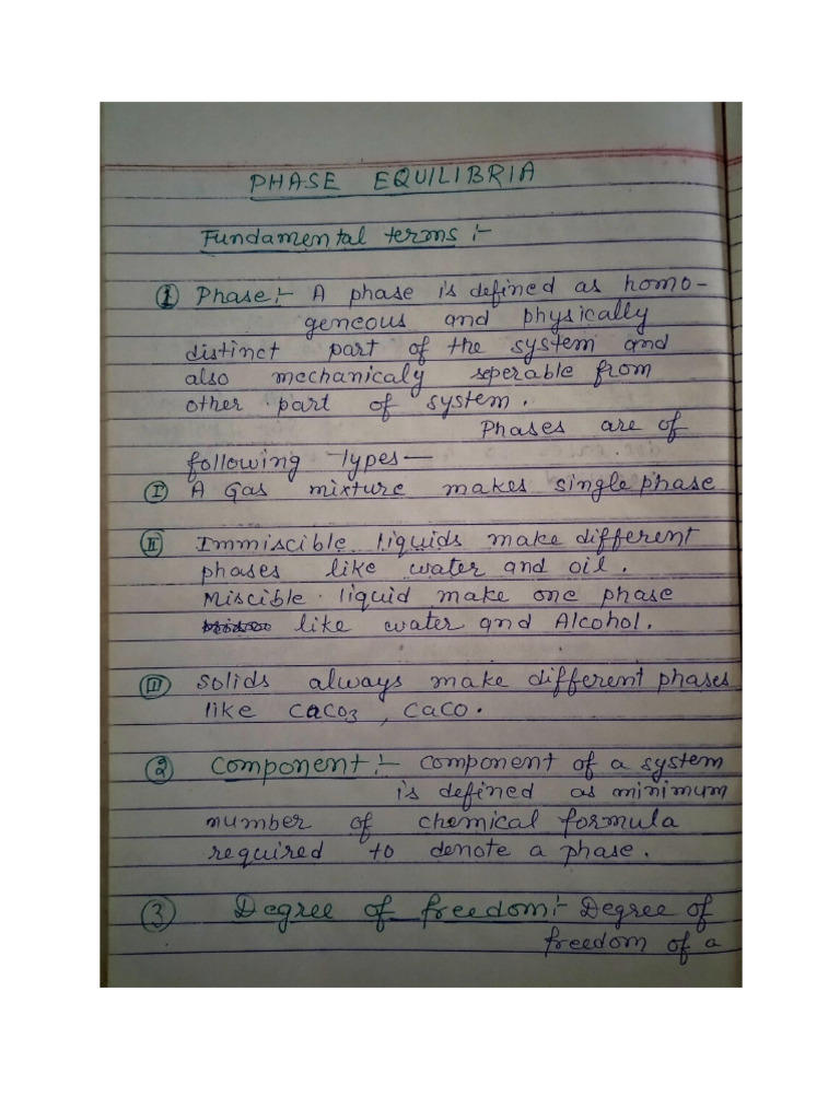 Phase Rule Unit 3 | PDF