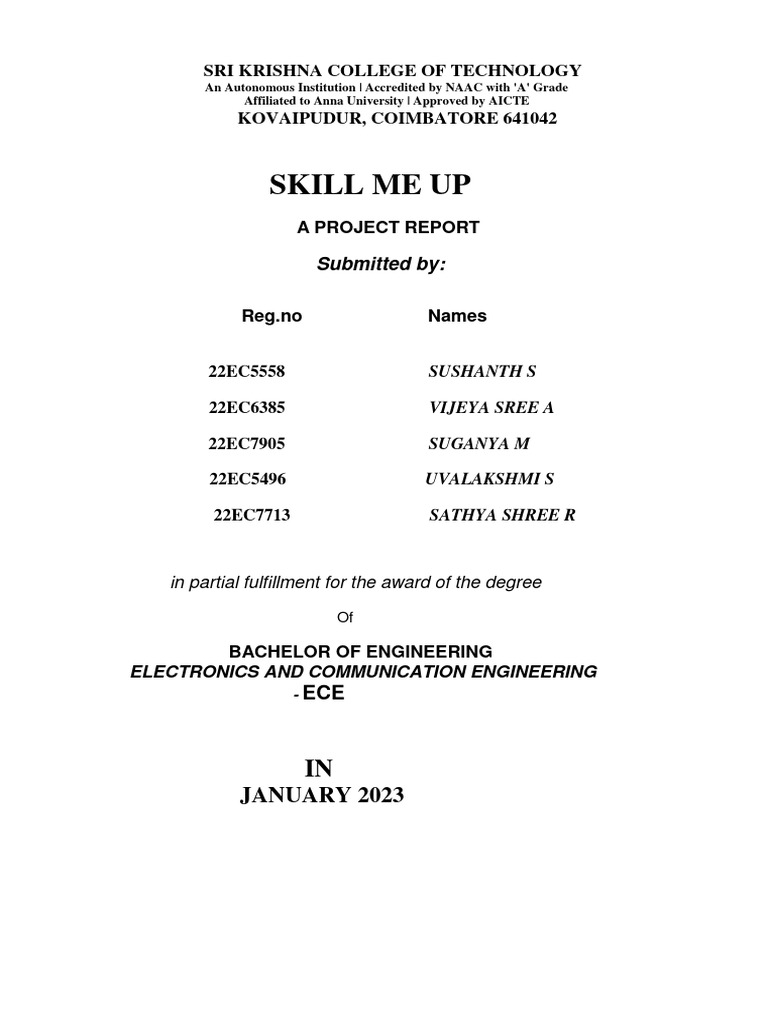 PROJECT Report | PDF | Html Element | Educational Technology PROJECT Report | PDF | Html Element | Educational Technology