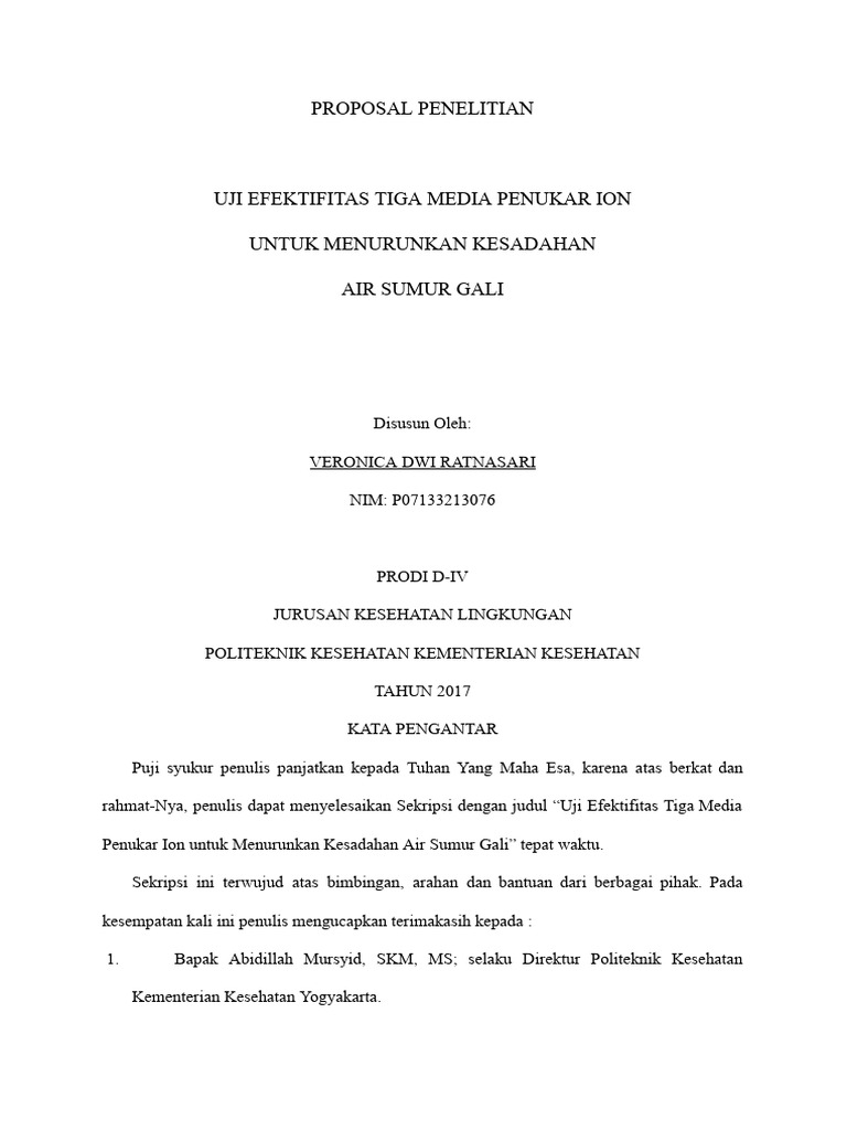 Proposal Penelitian | PDF