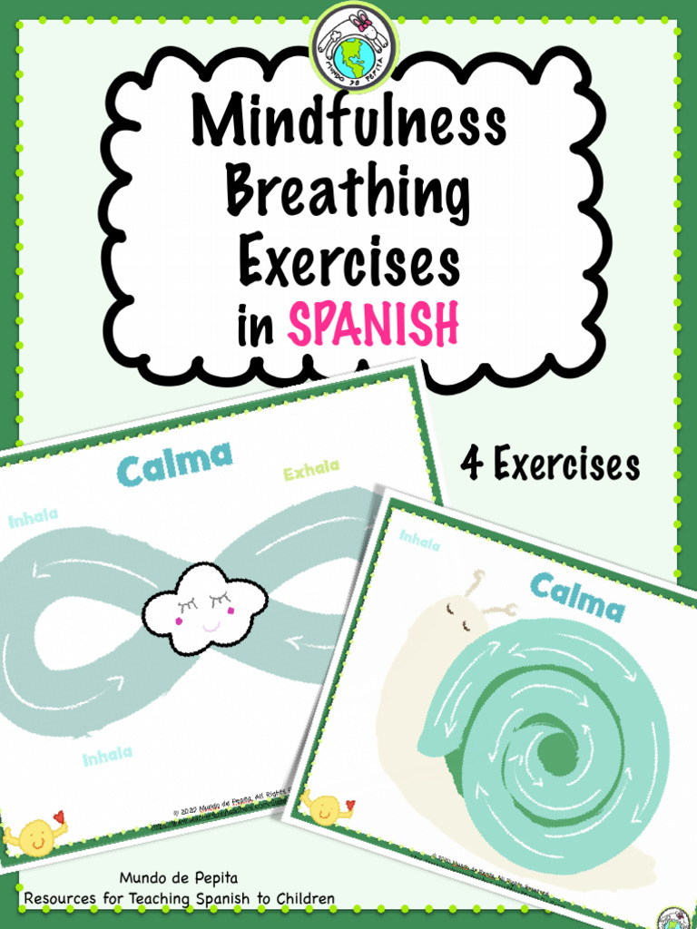 Mindfulness Breathing Exercises: Spanish | PDF | Online And Offline ...