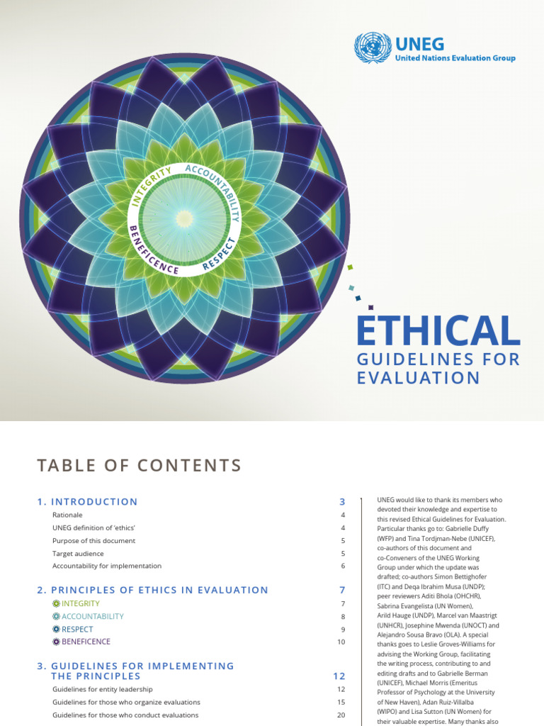 2020 Ethical Guidelines For Evaluation | PDF | Evaluation | United Nations