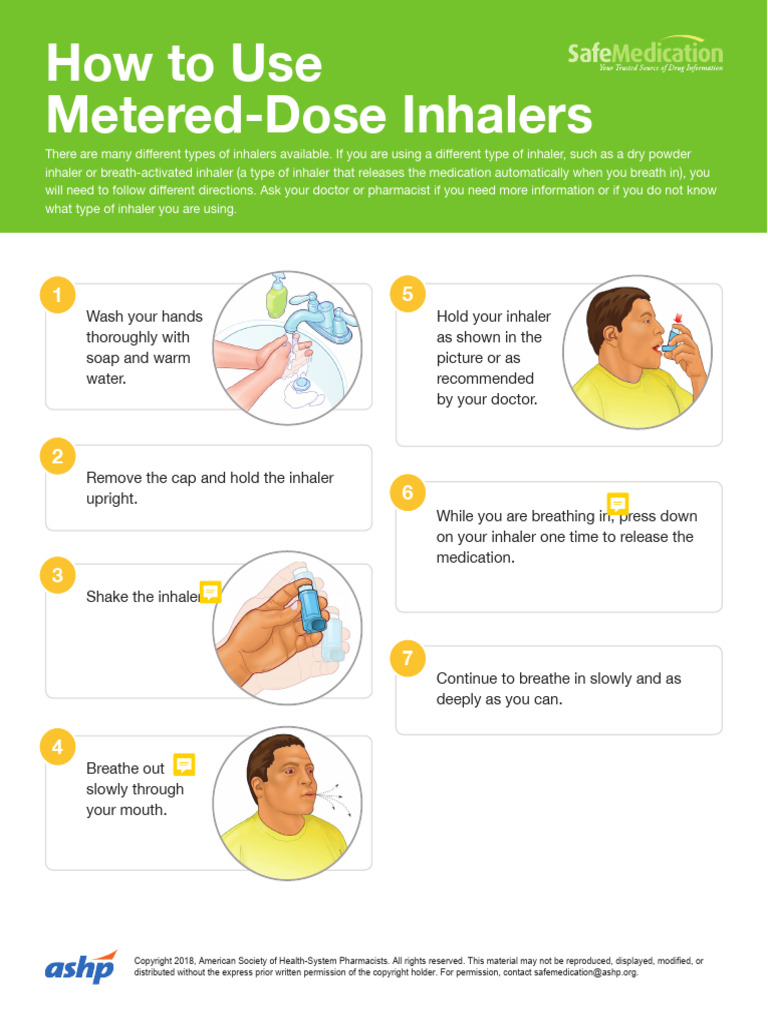 Metered Dose Inhalers Flyer | PDF | Medical Specialties | Medicine