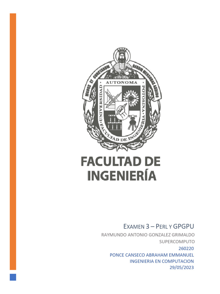 Ponce Canseco Abraham Emmanuel - Examen 3 - Perl | Descargar gratis PDF ... Ponce Canseco Abraham Emmanuel - Examen 3 - Perl | Descargar gratis PDF ...