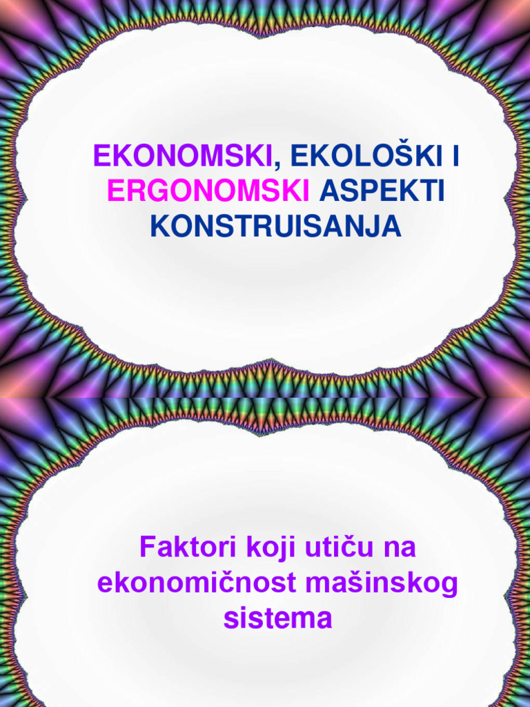 45-46 Ekonomski Aspekti Konstruisanja-Prilog 1 | PDF