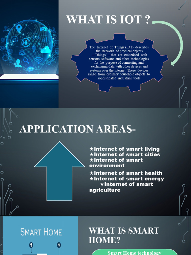 Understanding IoT and Smart Homes | PDF | Internet Of Things | Home ...