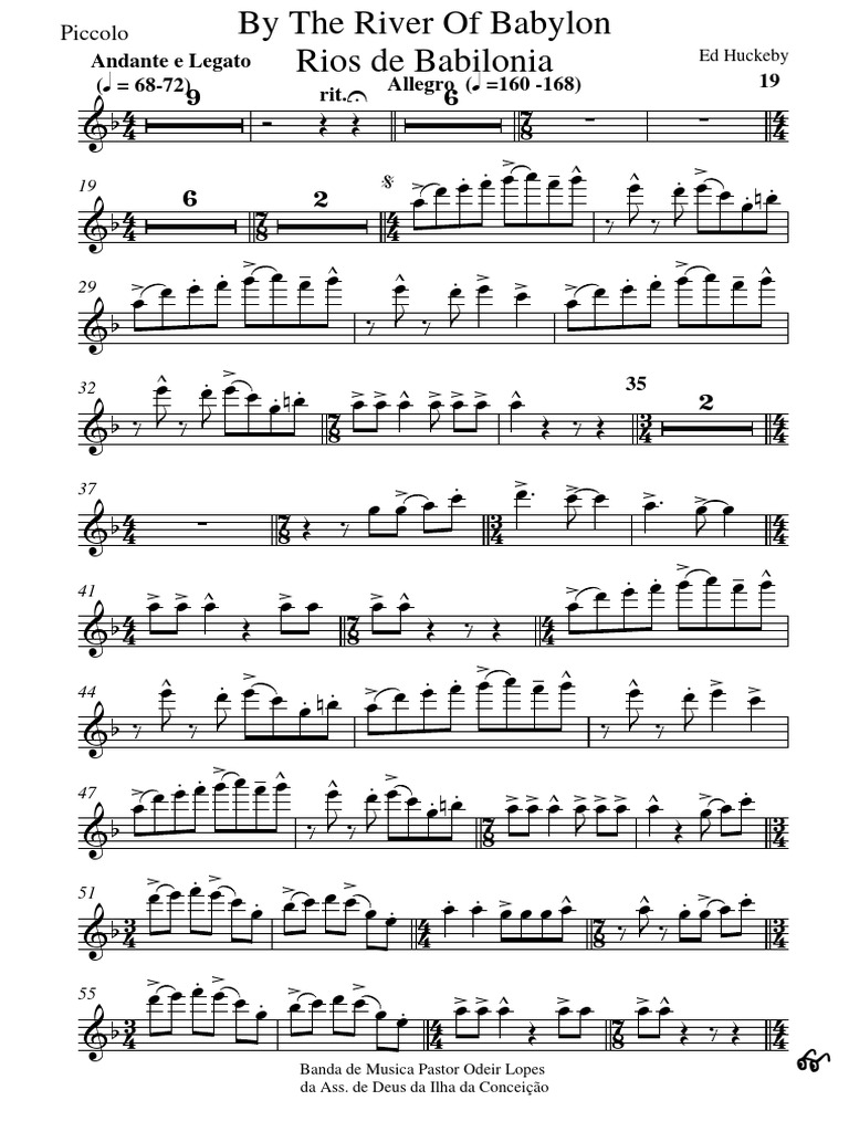 01 Piccolo | PDF | Musical Forms | Elements Of Music
