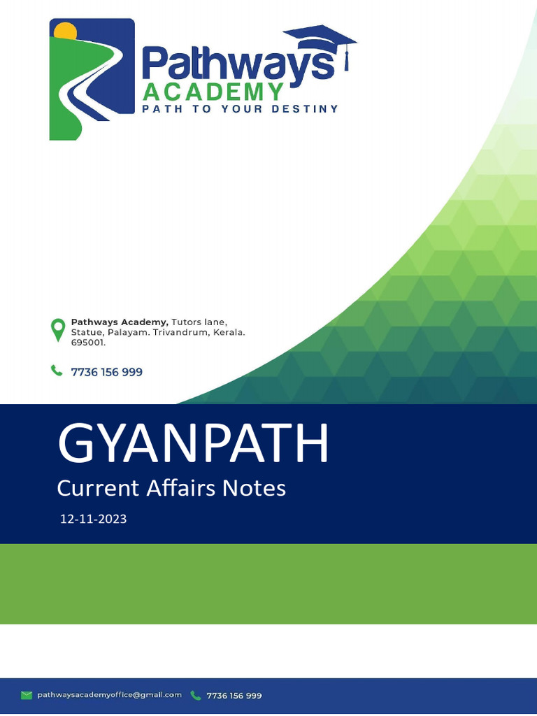 Gyanpath 12-11-2023 | PDF | Government | Justice