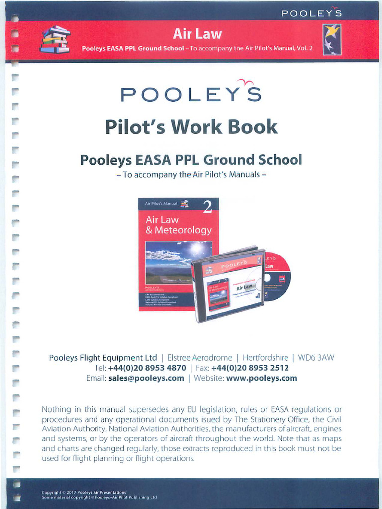 Pilots PPL Workbook | PDF