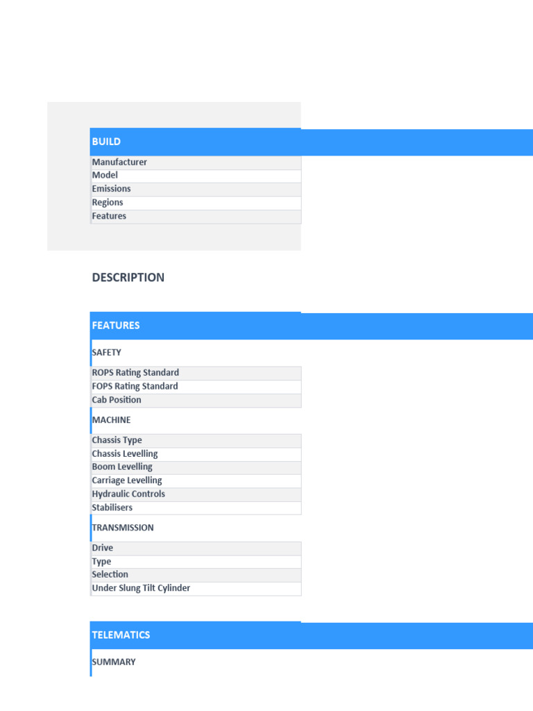 JCB 540 - 170 Stabilizers Comparison | PDF | Truck | Steering