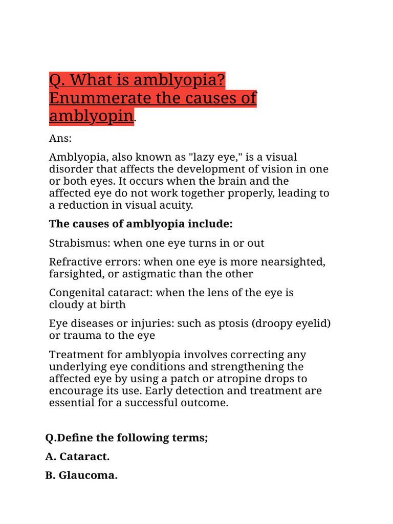 Ophthalmology Paper 2 | PDF | Visual Acuity | Visual Impairment
