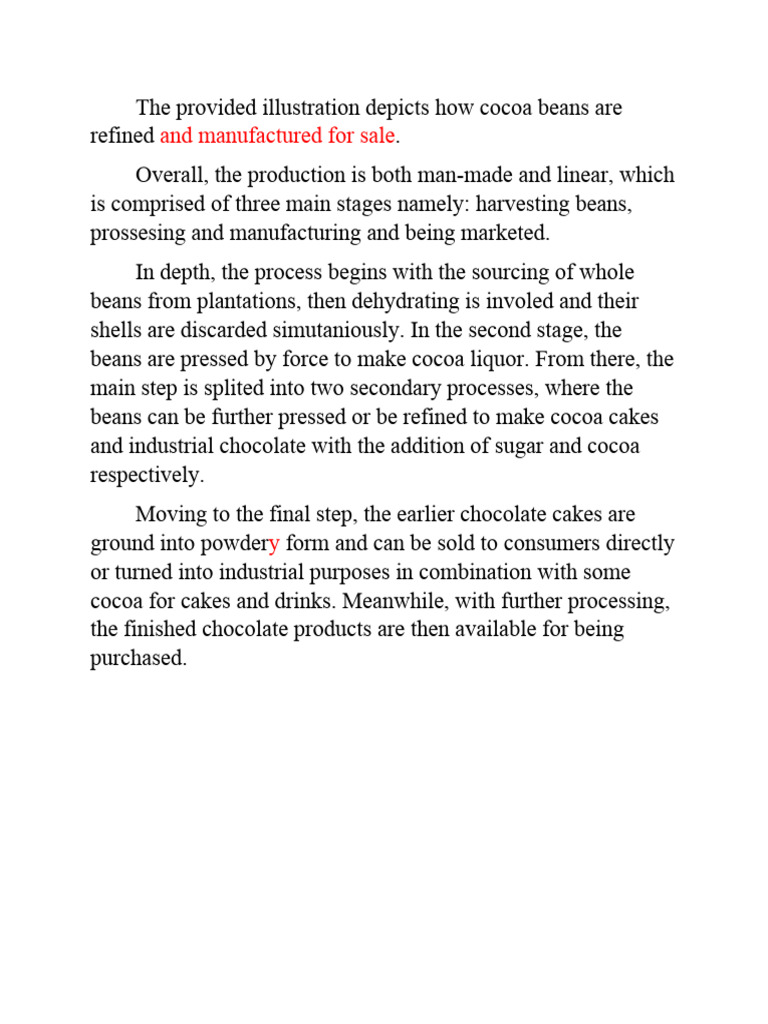 WT Task 1 Chocolate Making | PDF