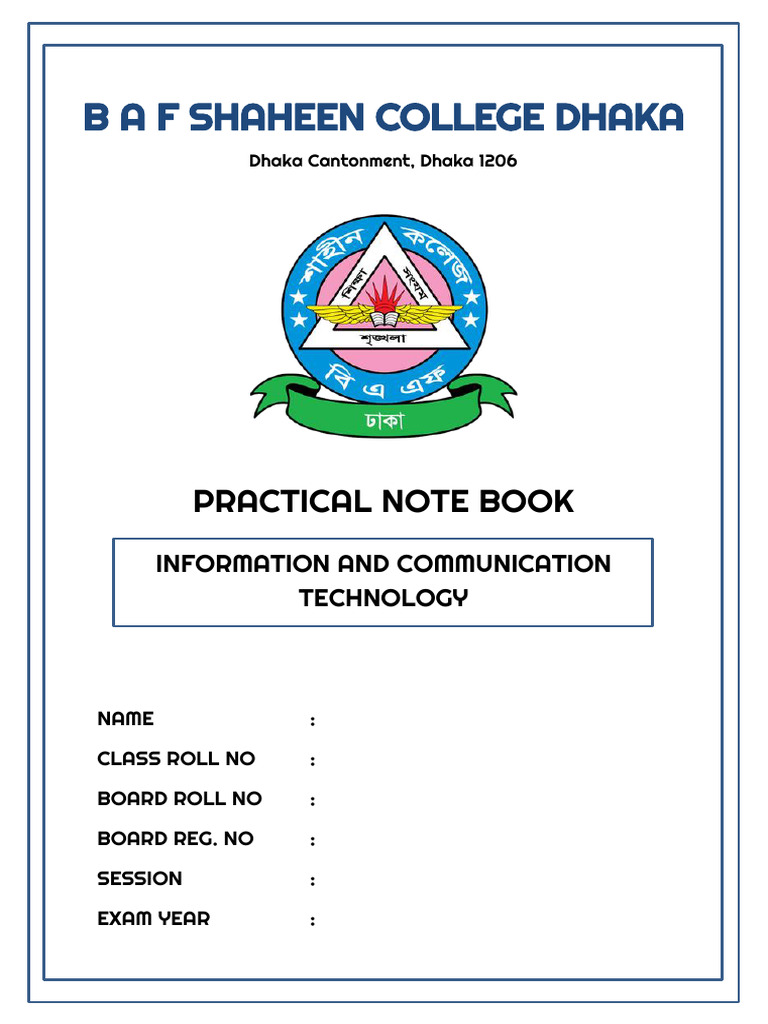 Ict Front Page and New Index Print | PDF