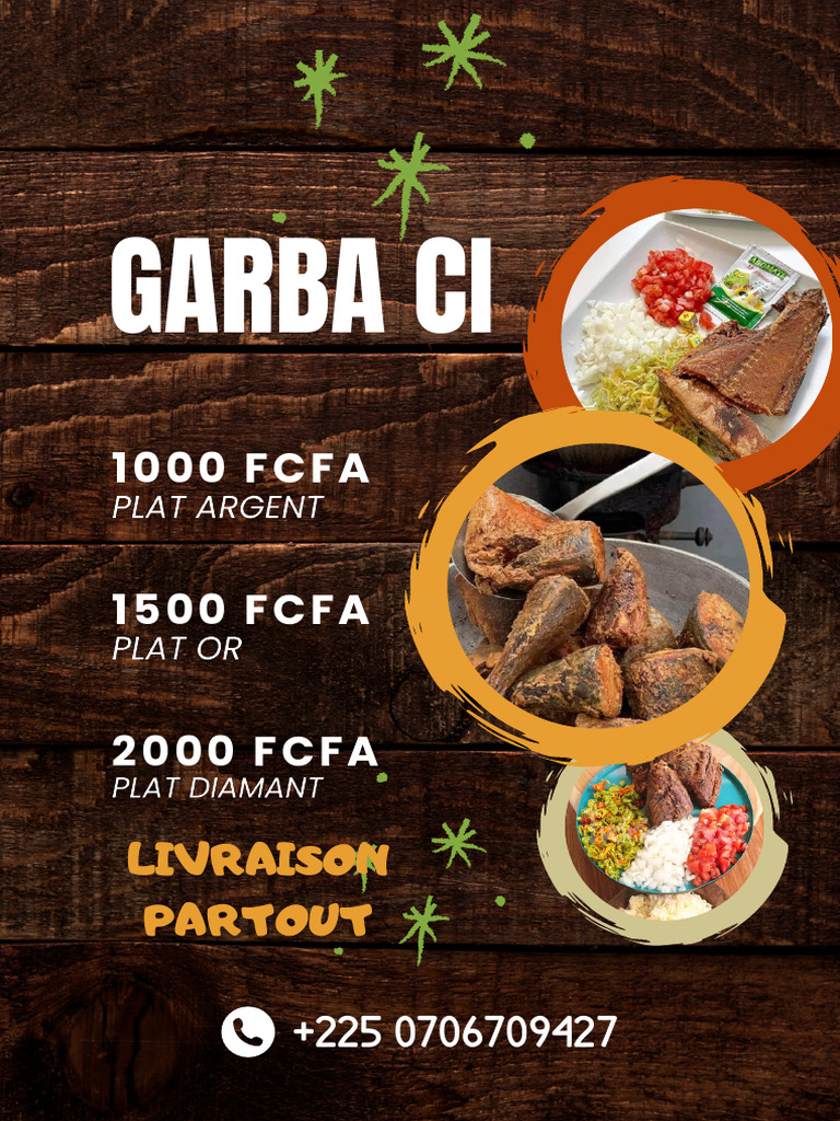 Brown Modern Food Restaurant Menu | PDF