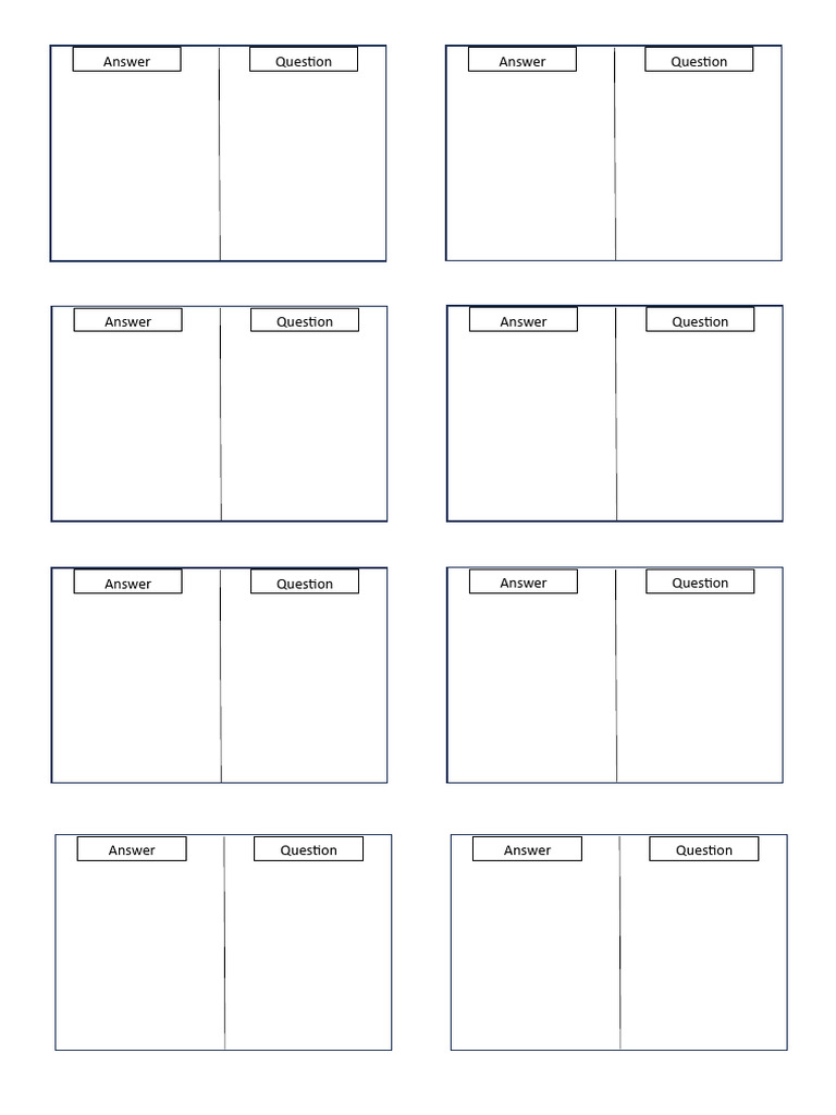 Loop Cards Template | PDF | Language Arts & Discipline