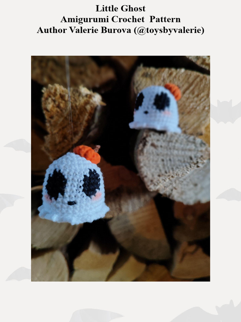 Little Ghost Free Crochet Pattern | PDF | Crochet | Yarn
