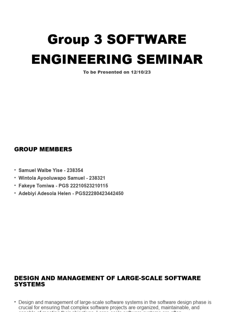 Group 3 Software Presentation 1 | PDF | Version Control | Embedded System