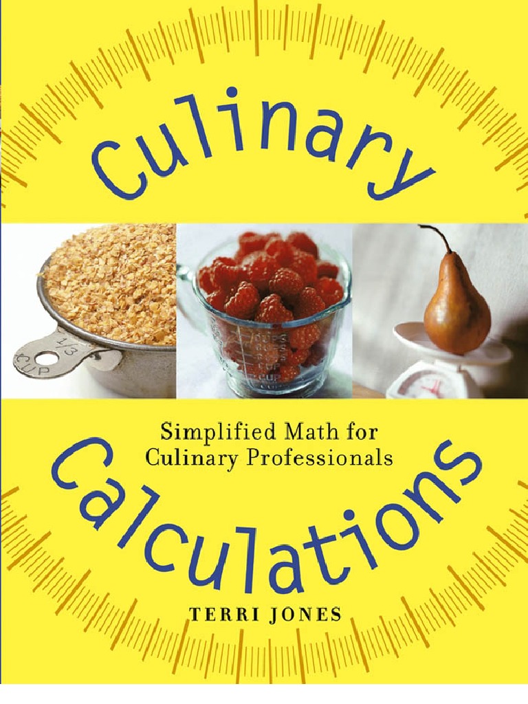 Culinary Calculation | PDF | Fraction (Mathematics) | Percentage