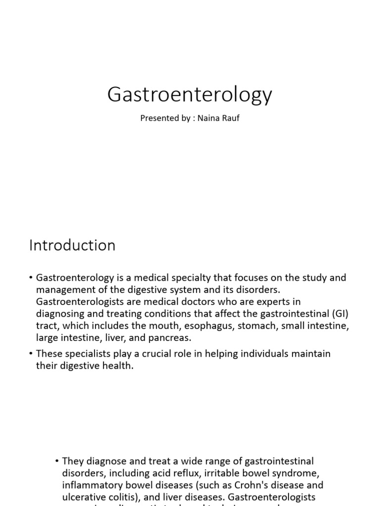 Clinical Study of Gastrointestinal System Diseases and Their ...