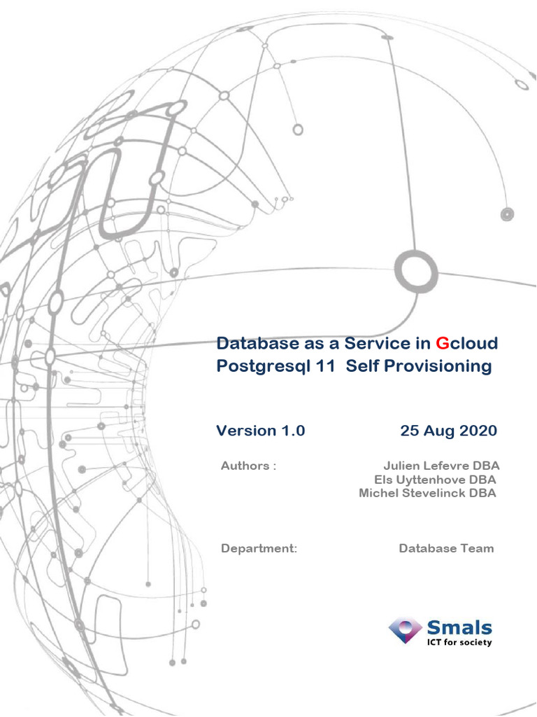 Postgresql Gcloud Database As A Service - 11 | PDF | Postgre Sql | Databases