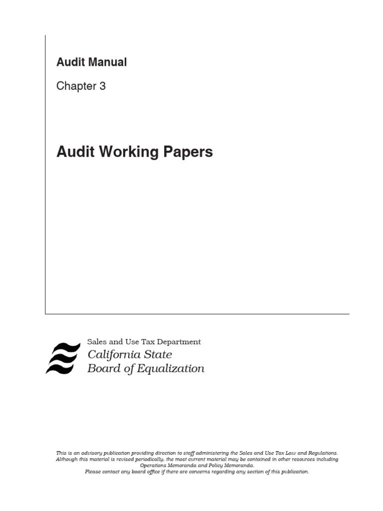 Audit Workpaper | PDF | Use Tax | Audit