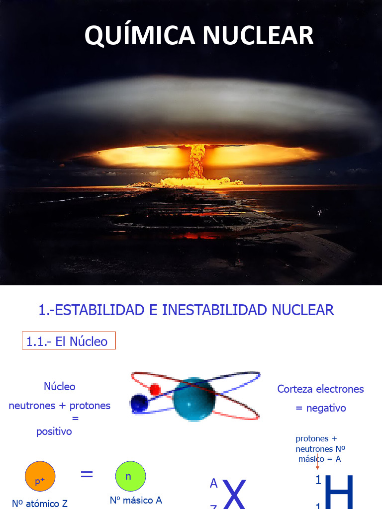 Quimica Nuclear | PDF | Isótopo | Neutrón