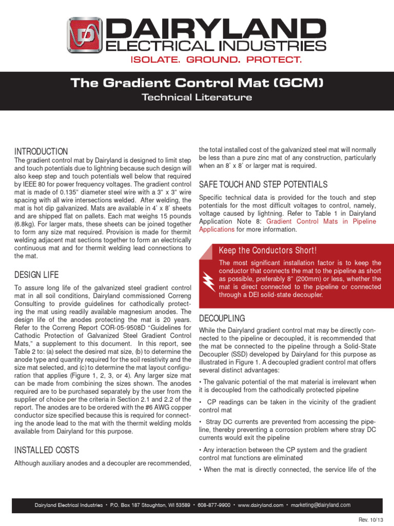 Gradient Control Mat Guide | PDF | Pipe (Fluid Conveyance) | Screw