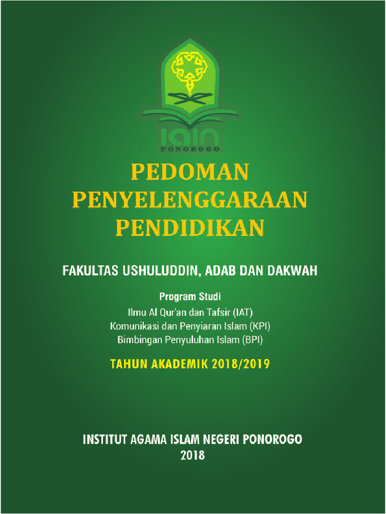 Pedoman Pendidikan Fuad | PDF