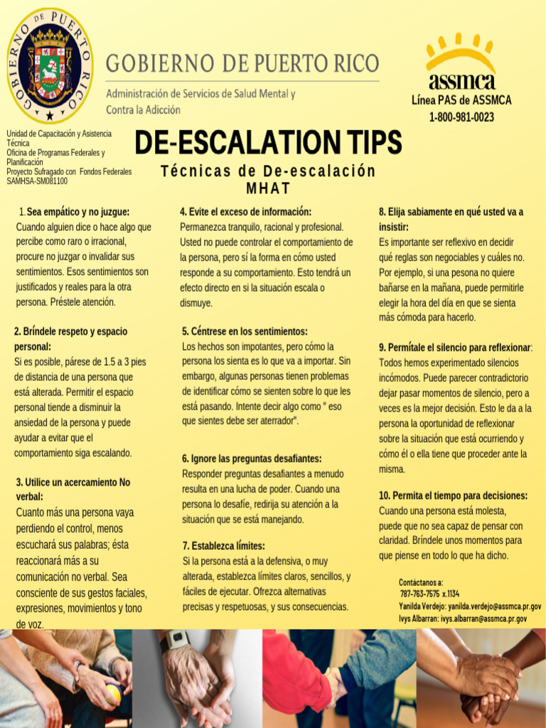 De-Escalation Tips | PDF