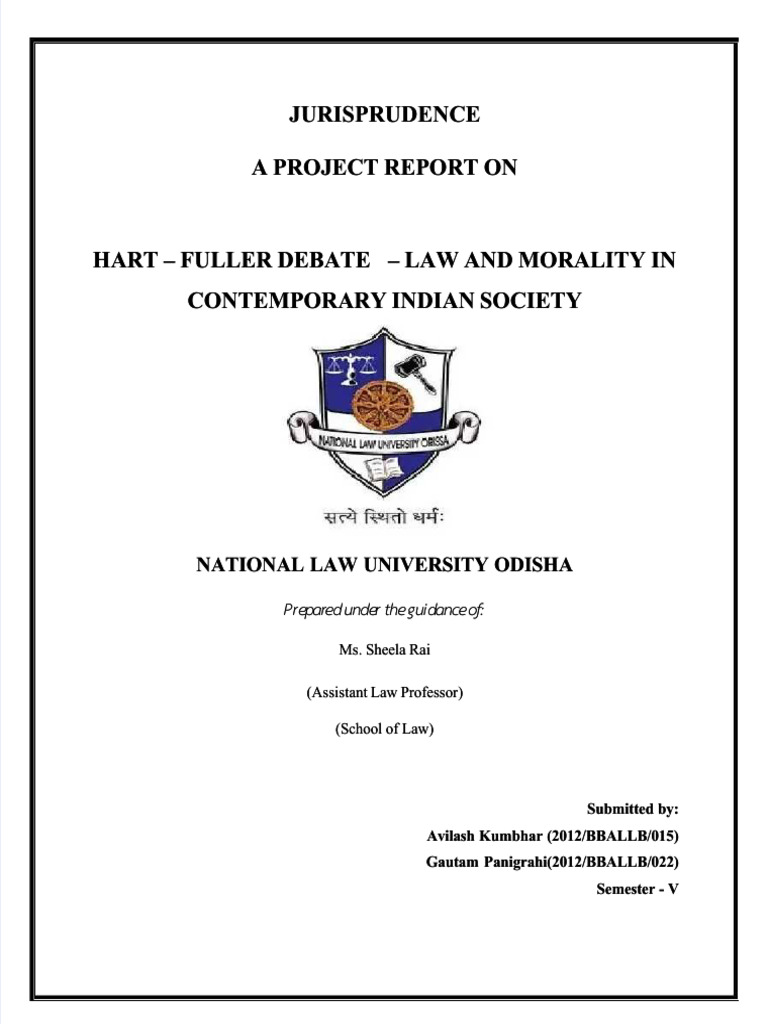 Hart-Fuller Debate on Law & Morality | PDF | Jurisprudence | Morality