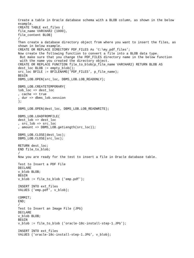 Oracle File Storage Pdf