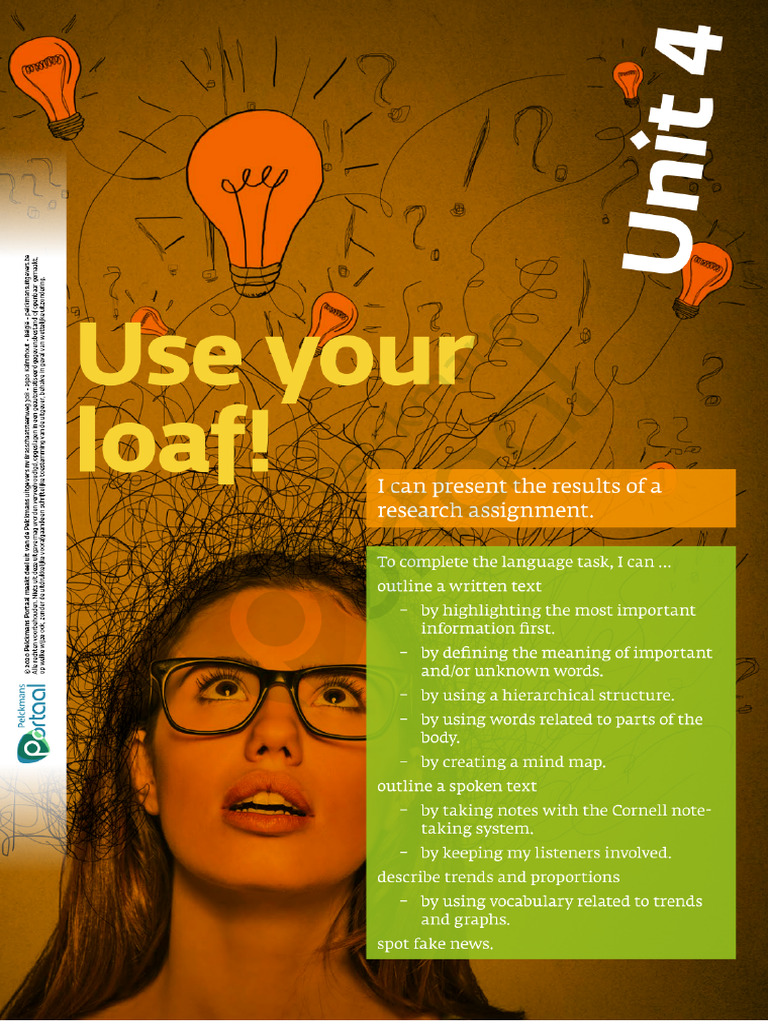 Unit 4 - Use Your Loaf! | PDF