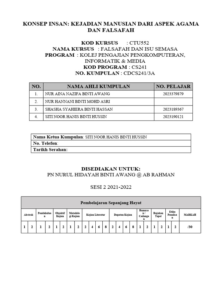 Guidelines Assignment Ctu552 Pdf